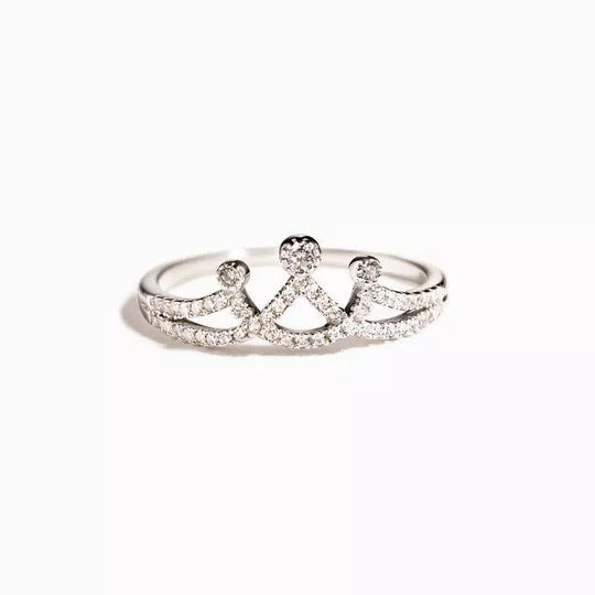 For Daughter Minimalist Crown Ring S925 – T-spaces.com